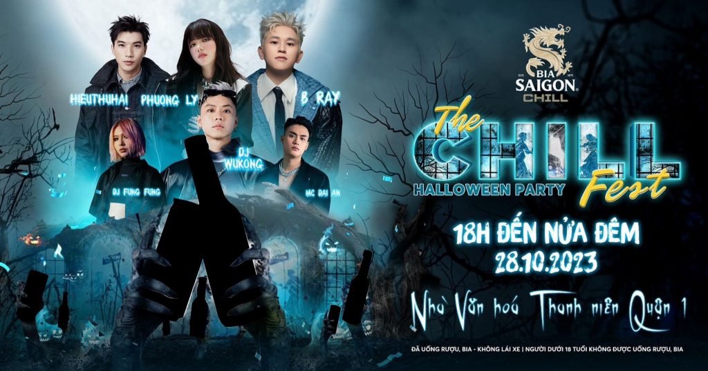 THE CHILL FEST HALLOWEEN PARTY TẠI NHÀ VĂN HOÁ THANH NIÊN - QUẨY HẾT MÌNH, PHẦN QUÀ CỰC ĐÃ ...