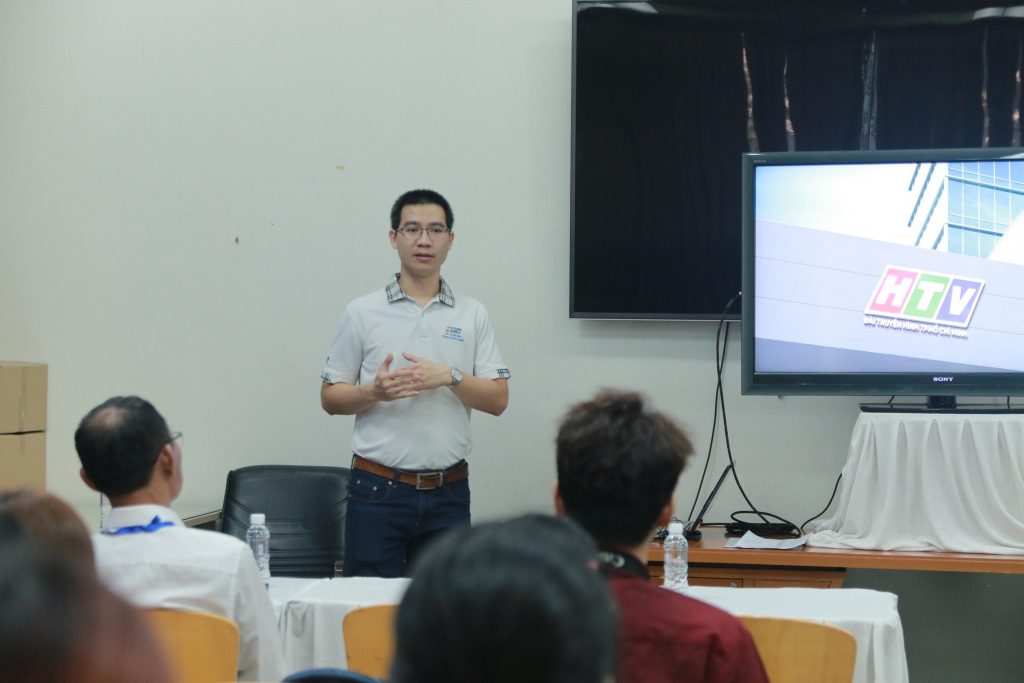 Sinh viên khóa K23 Khoa Truyền thông sáng tạo – NTTU học tập thực tế tại Đài Truyền hình TP. HCM ...